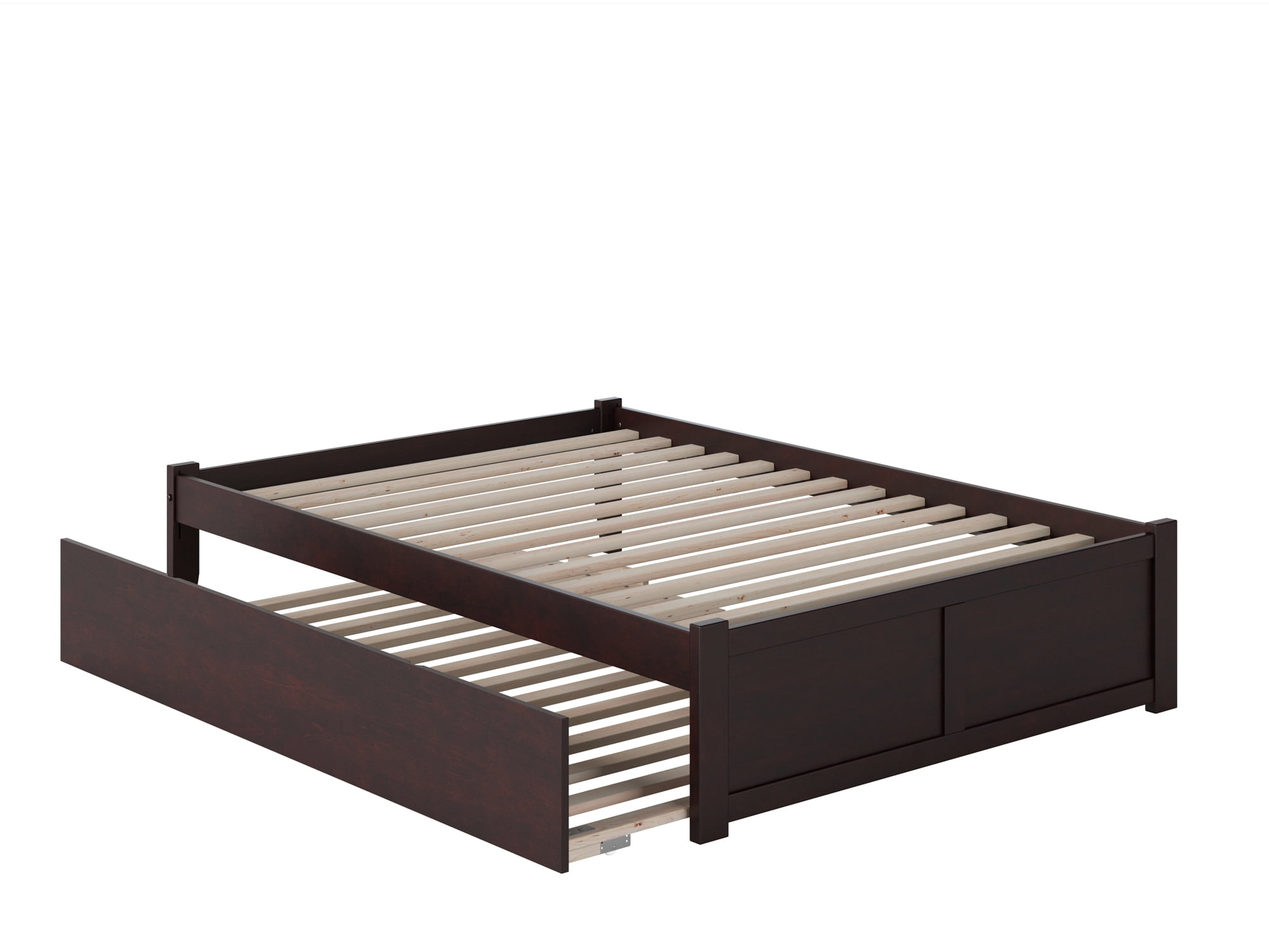 Concord Full Platform Bed Frame for Adults with Flat Panel Foot Board ...