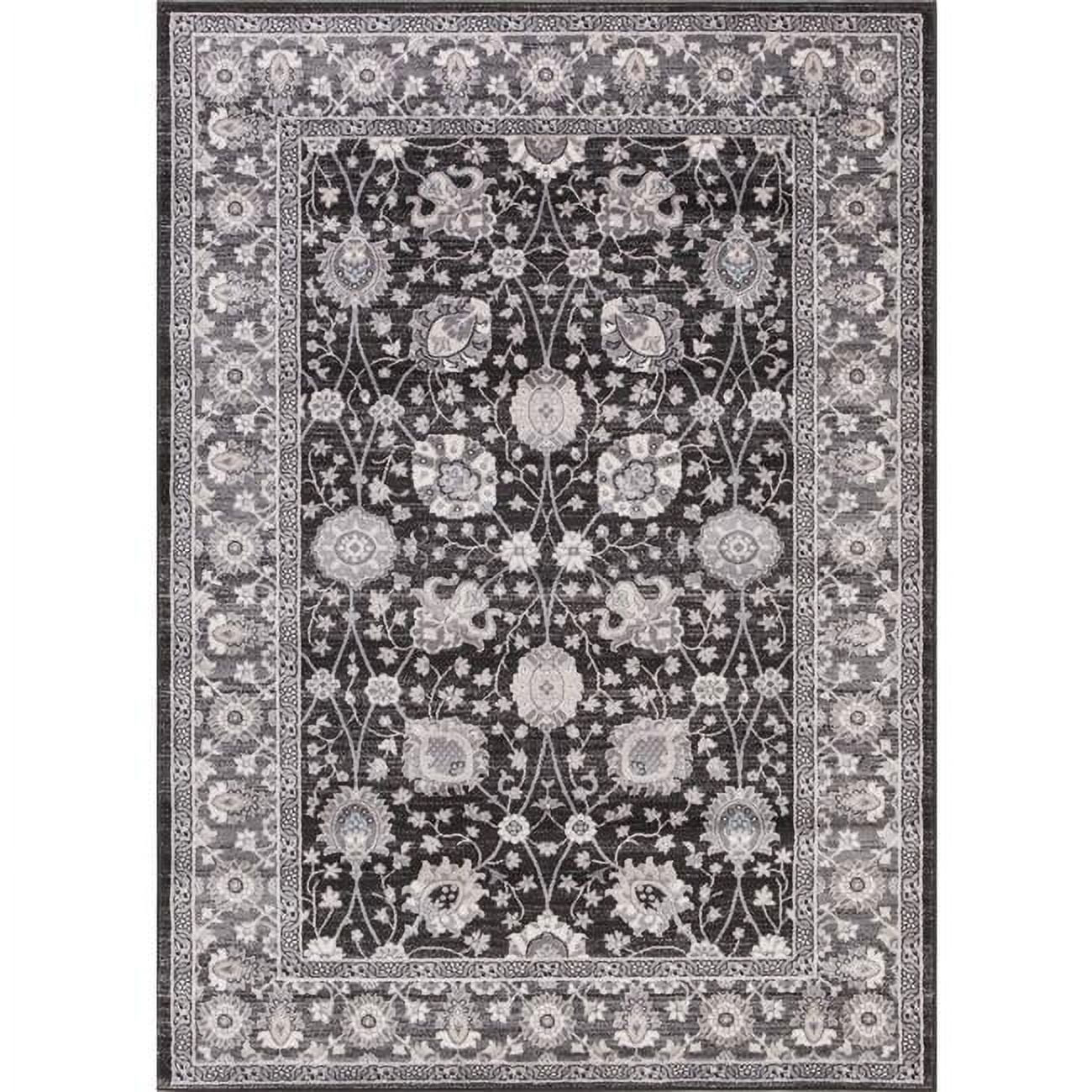 Concord Global 45336 6 ft. 7 in. x 9 ft. 3 in. Lara Vase - Anthracite - Walmart.com