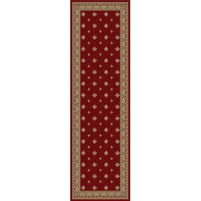 Concord Global 63005 5 ft. 3 in. x 7 ft. 3 in. Ankara Pin Dot - Red ...