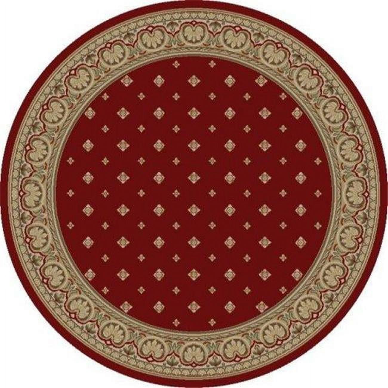 Concord Global 63009 7 ft. 10 in. Ankara Pin Dot - Round, Red - Walmart.com