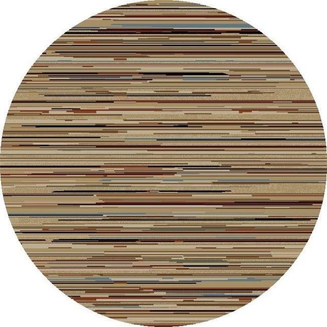 Concord Global 49610 5 ft. 3 in. Jewel Striation Stripes - Round, Multi ...