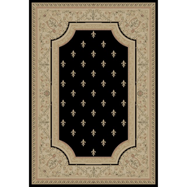 Concord Global Trading Imperial Collection Fleur De Lys Area Rug ...