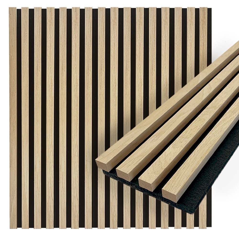 Concord Panels | Acoustic Slat Wall Paneling - Pine | 94.5” x 5” Each ...