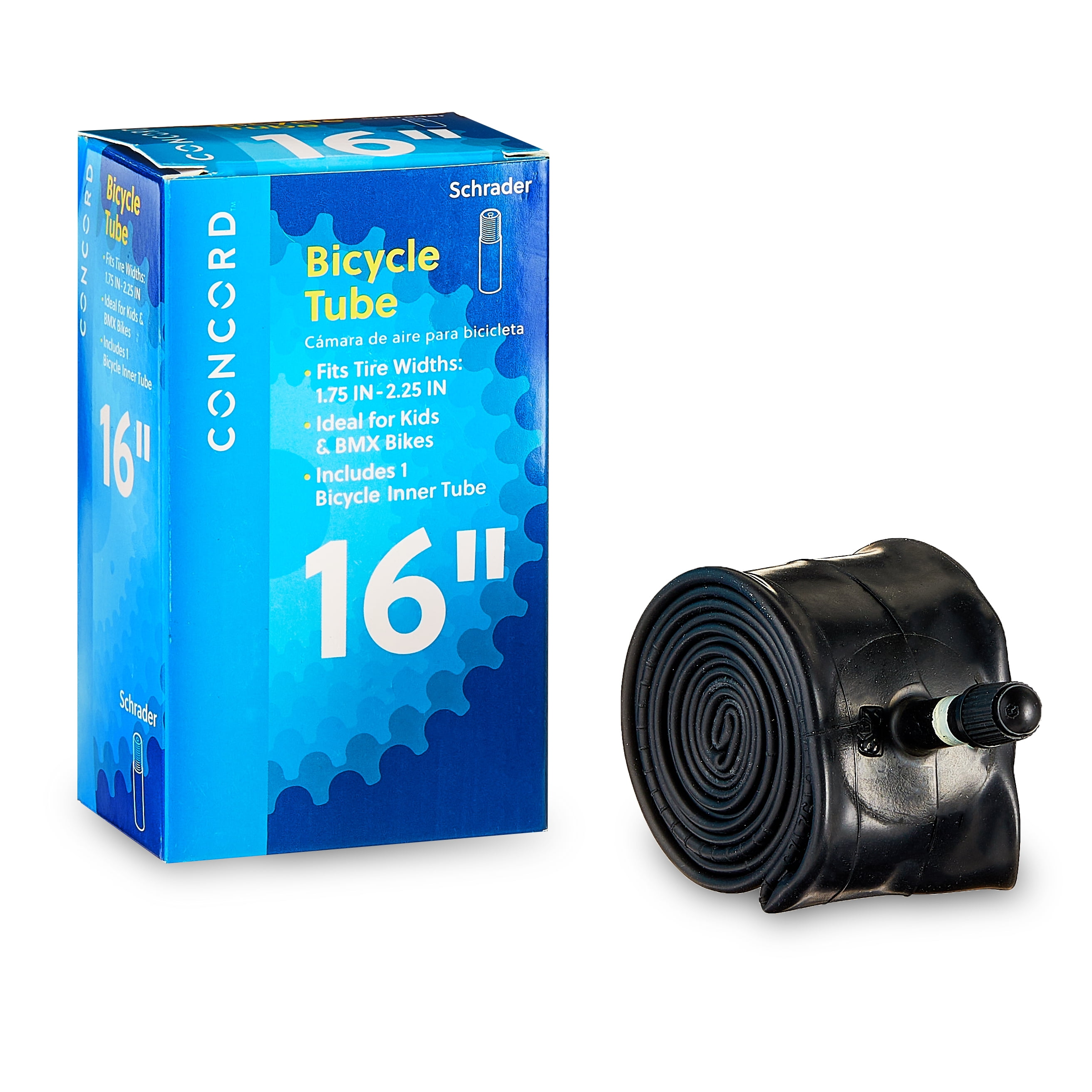 Concord Replacement Bicycle Inner Tube, 16" - Walmart.com