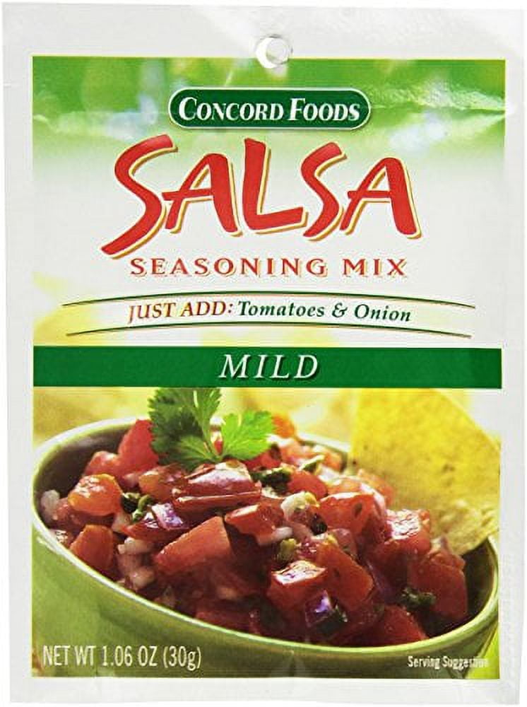 Concord Salsa Mix Mild - 3 of 1.06 oz pouches - Walmart.com