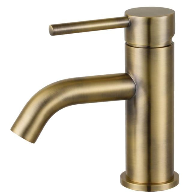Concord Single-Handle Bathroom Faucet with Push Pop-Up, Antique Brass ...