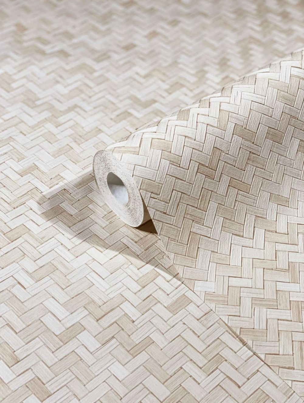 Concord Wallcoverings Textured Wallpaper Fabric wicker Weave Tile ...
