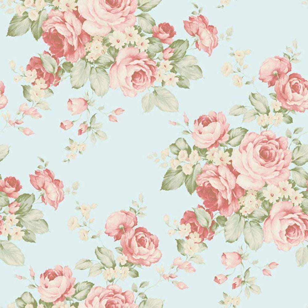 Concord Wallcoverings Textured Wallpaper floral Featuring rose flowers ...