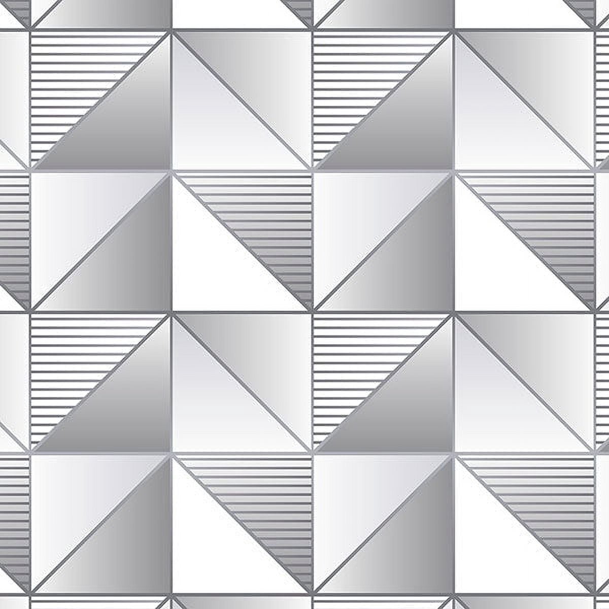 Concord Wallcoverings Textured Wallpaper geometric Featuring triangles ...