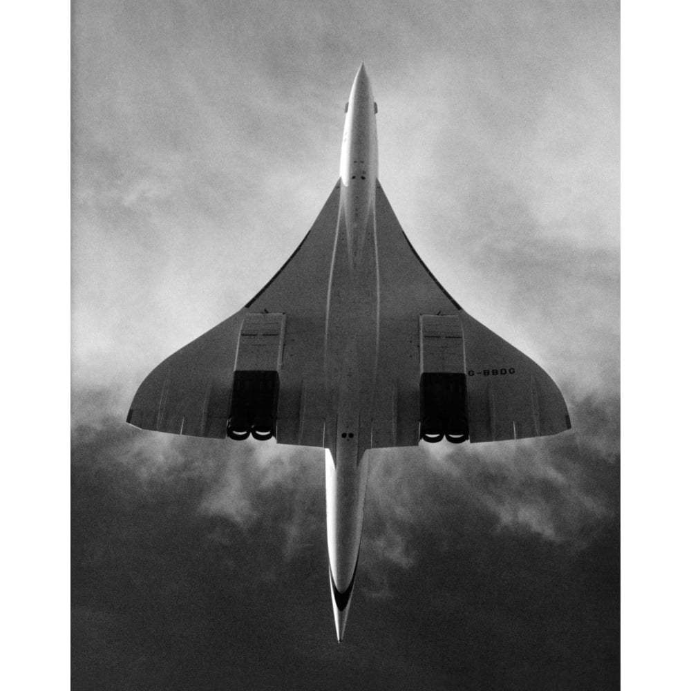 Concorde During A Test Flight Over Southern England. It Was The Sixth ...