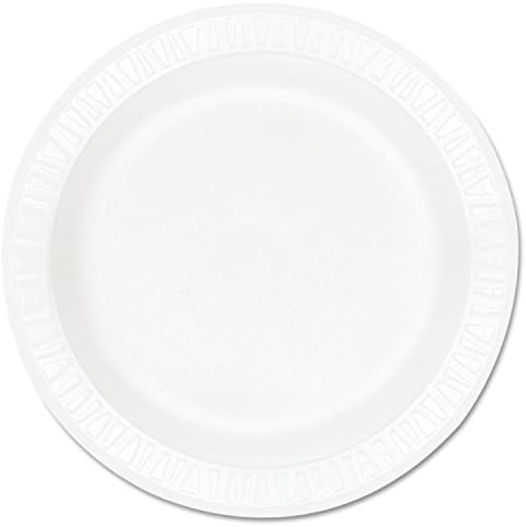 Concorde Foam Plate, 9quot; Diameter, White - Walmart.com