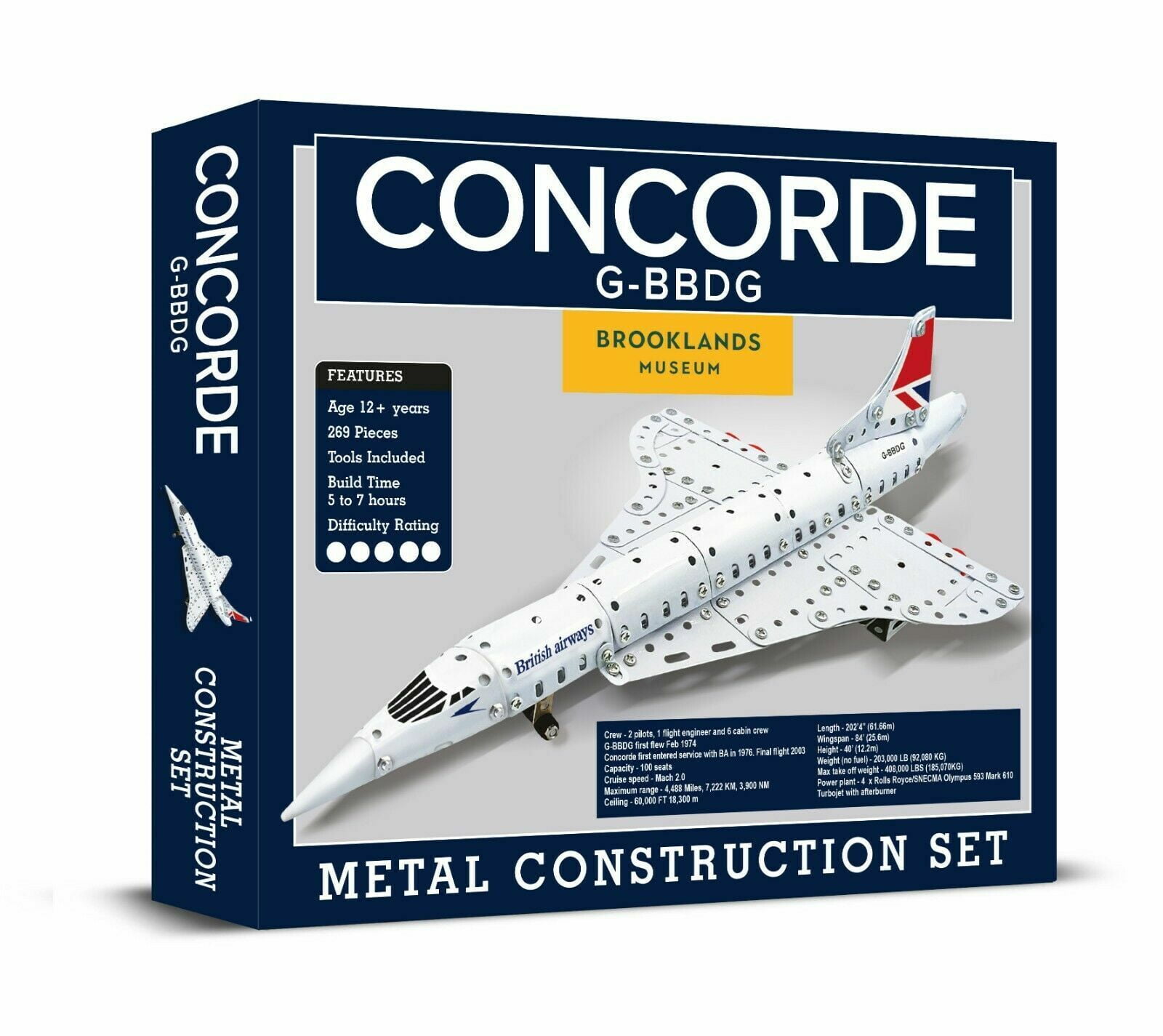 Concorde Metal Construction Set 269 Pieces (12+) - Walmart.com