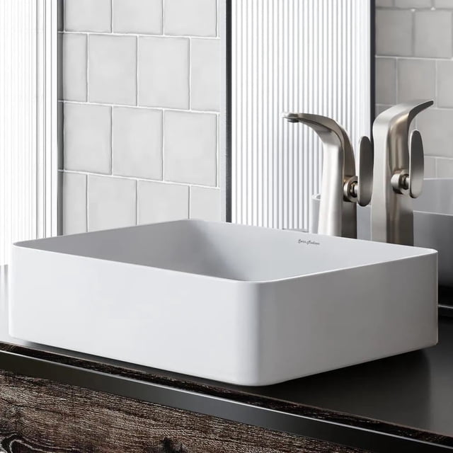 Concorde Rectangle Ceramic Vessel Sink - Walmart Business Supplies