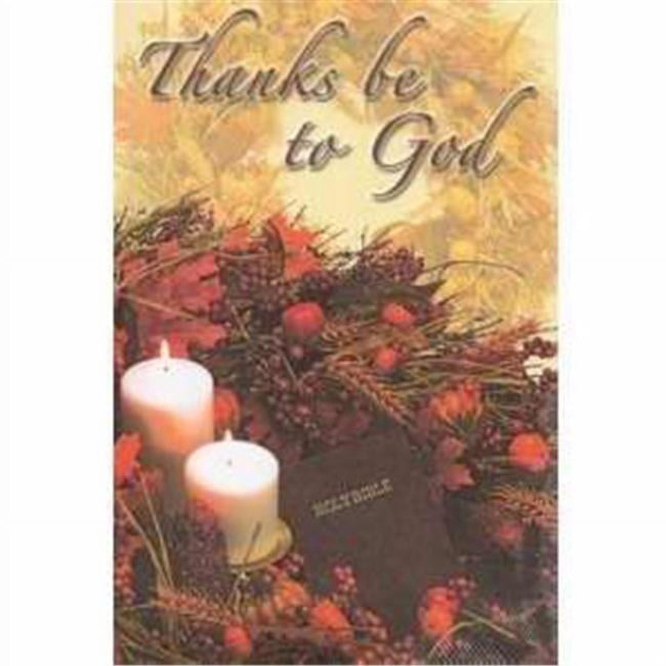 Concordia Publishing House 093089 Thanks Be To God Thanksgiving ...
