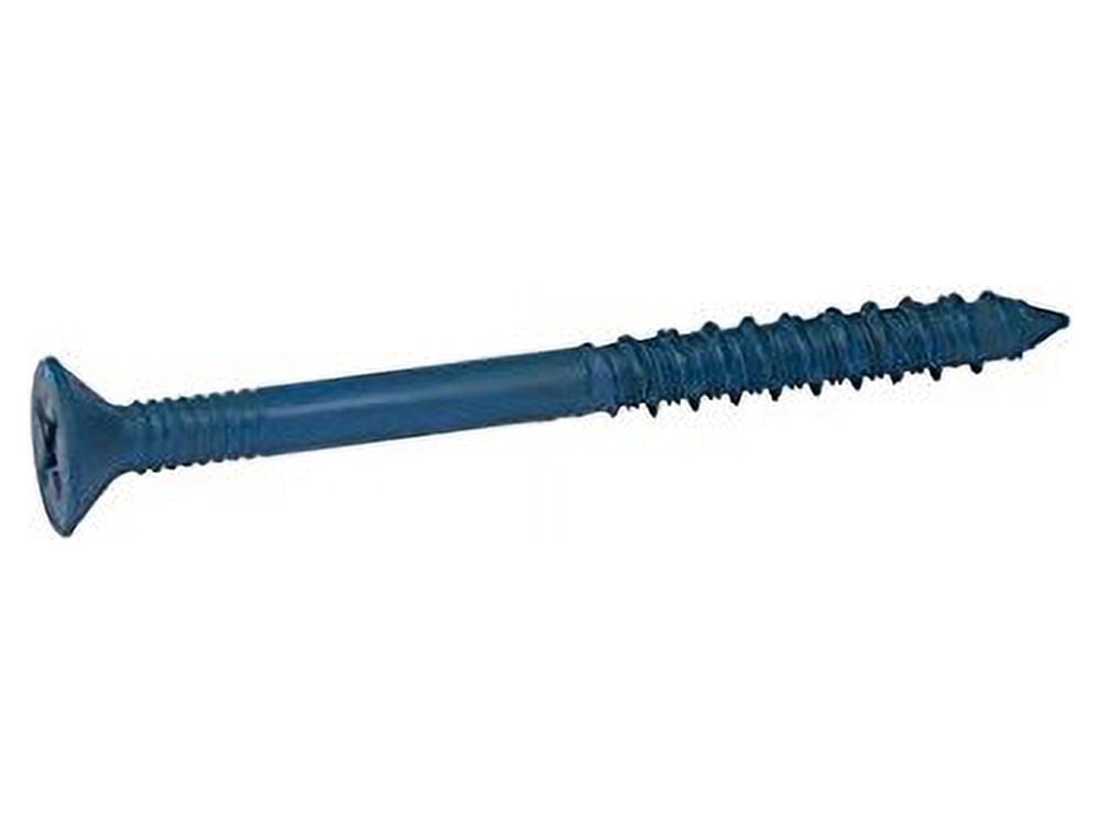 Concrete 1/4-Inch x 6-Inch Phil Flat (100 per Box & 1 bit) - Walmart.com
