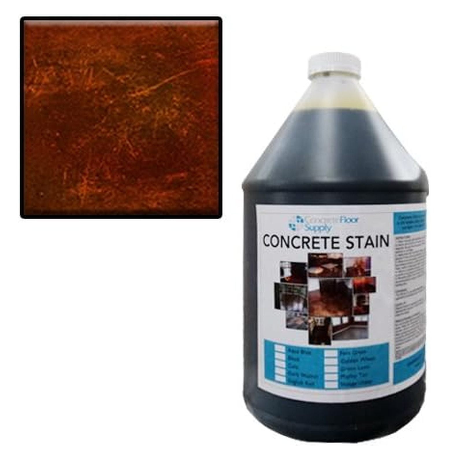 Concrete Acid Stain | Brown Mosaic 1 Gallon - Walmart.com