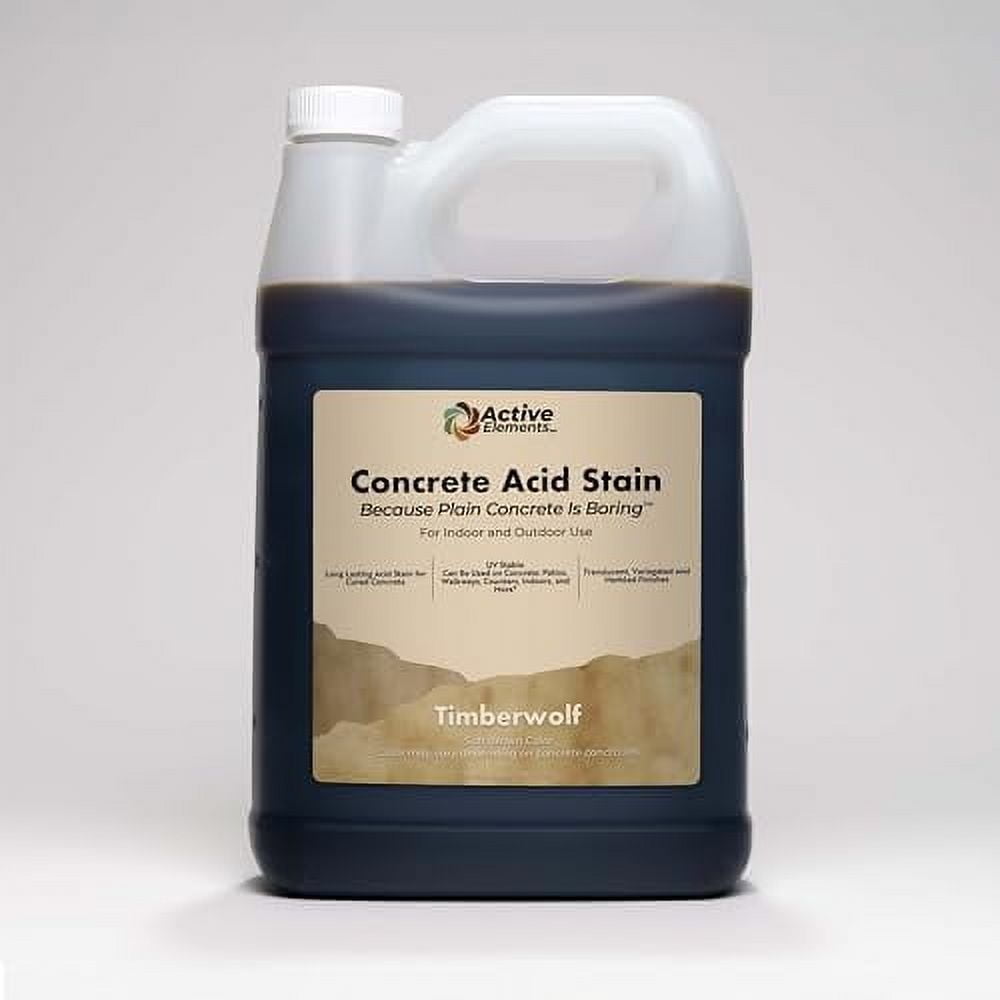 Concrete Acid Stain Concrete Stain Colors Timberwolf (Soft Brown) 1 ...