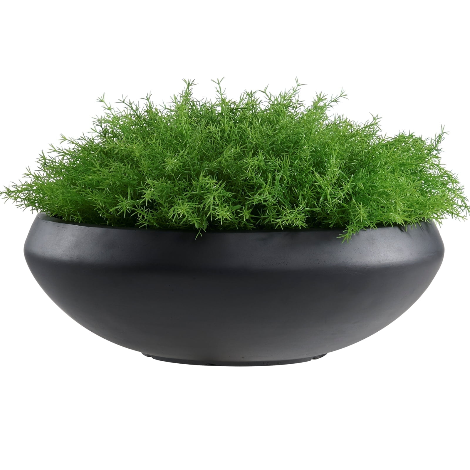 Concrete Bowl Planter, 23.2 Inch Dia x 8 Inch Height, Succulent Pot ...