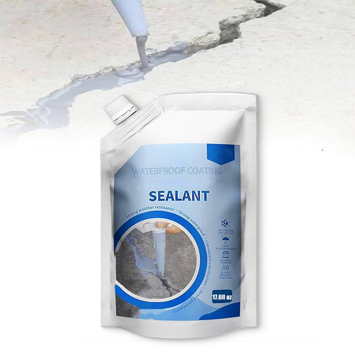 Concrete Caulking Adhesive, Concrete Crack Filler, New 500ml Self ...
