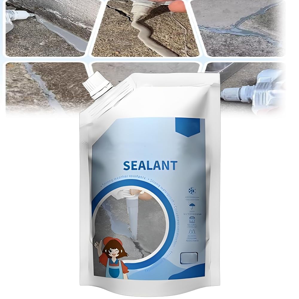 Concrete Caulking Adhesive– Heavy-Duty Crack Filler for Driveway ...