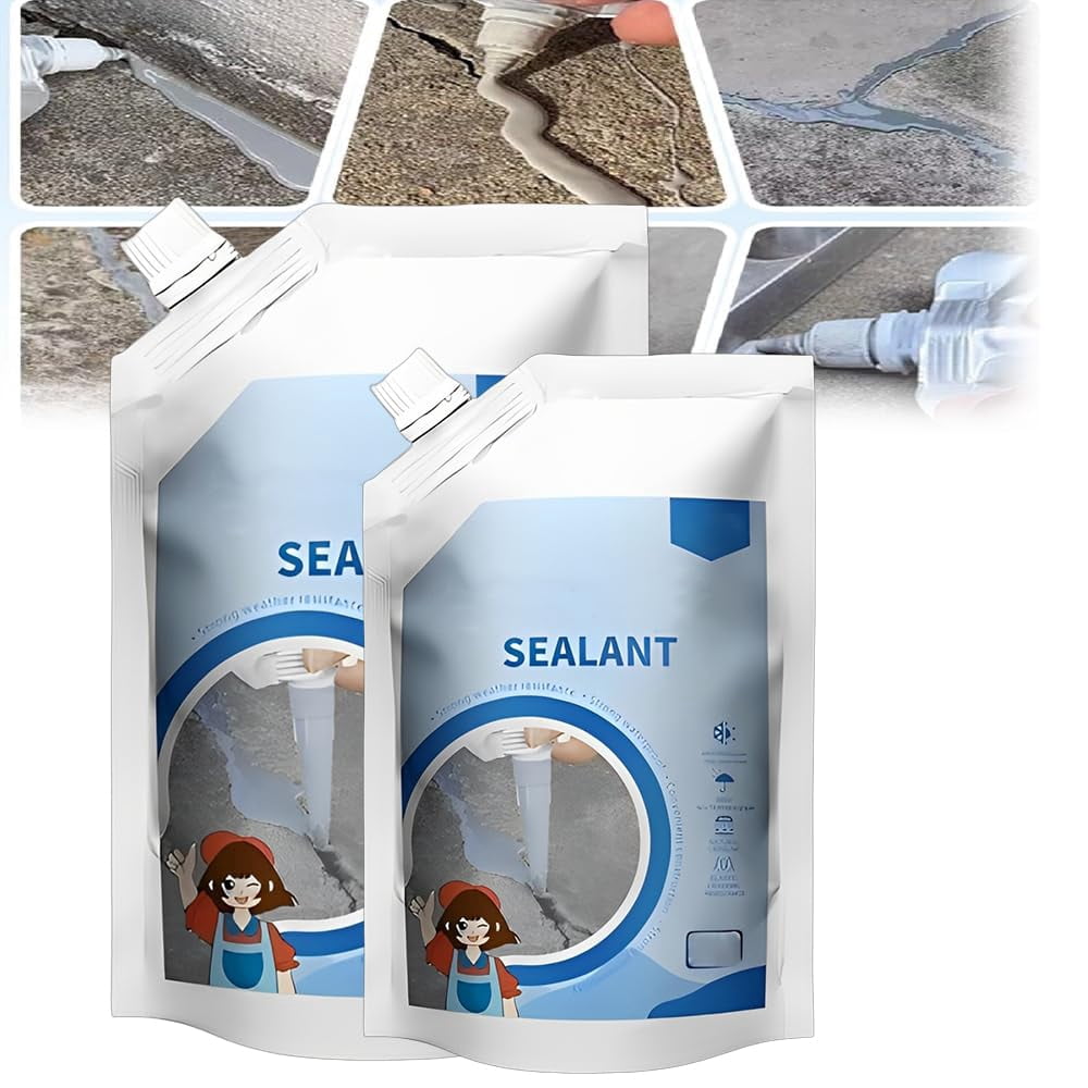 Concrete Caulking Adhesive– Heavy-Duty Crack Filler for Driveway ...