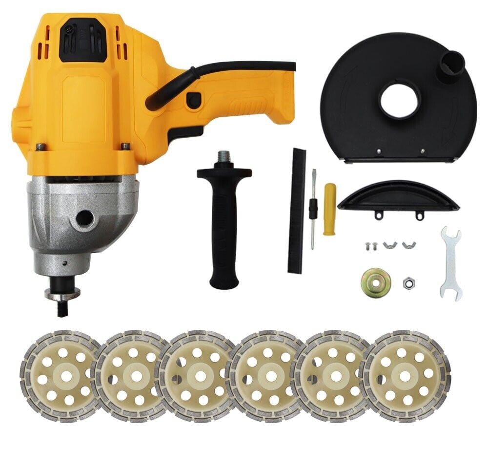 Concrete Cement Floor Wall Rough Grinding Machine Handheld Floor ...