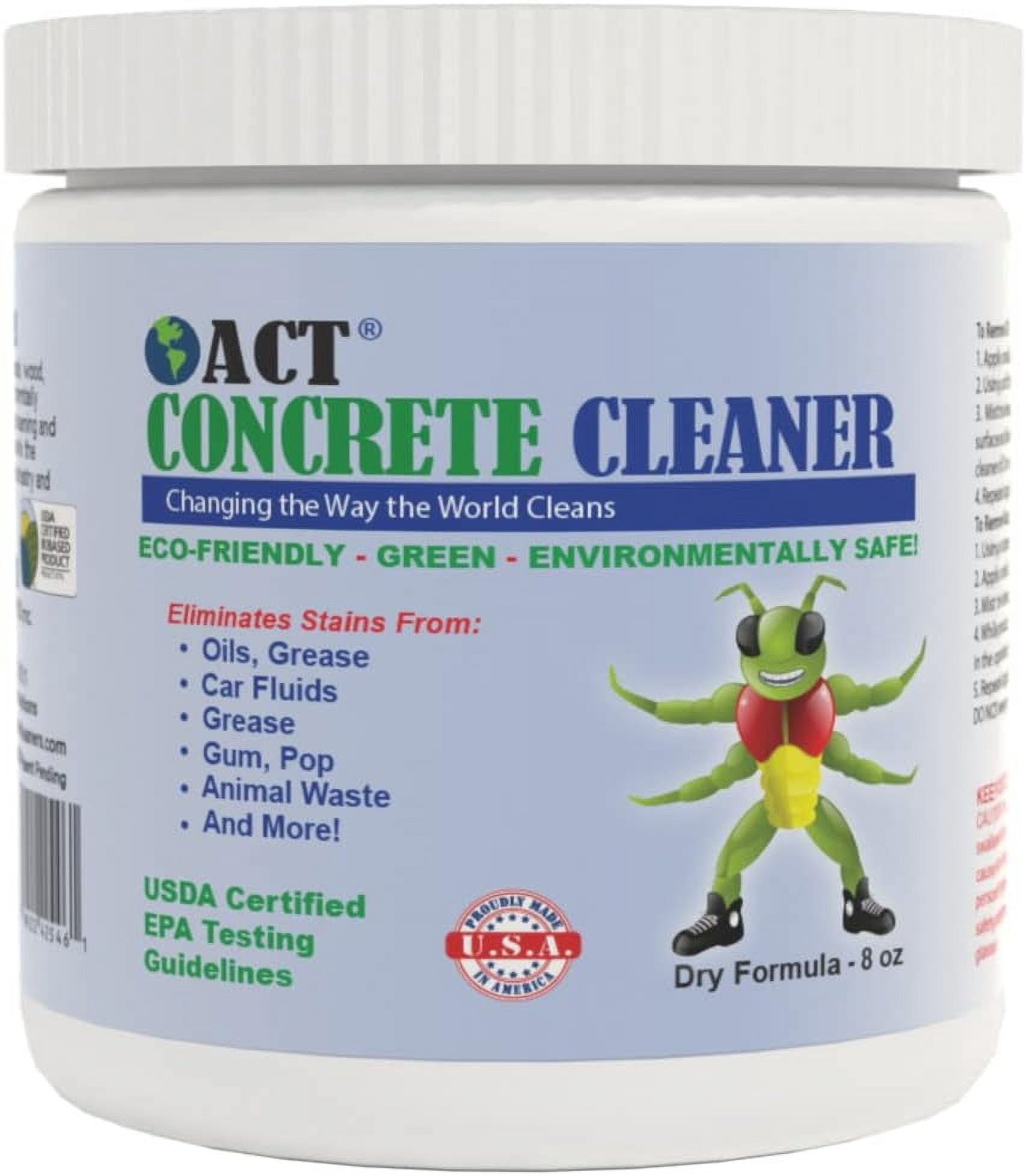 Concrete Cleaner – Eco-Friendly Dry Powder Oil Stain Remover for ...