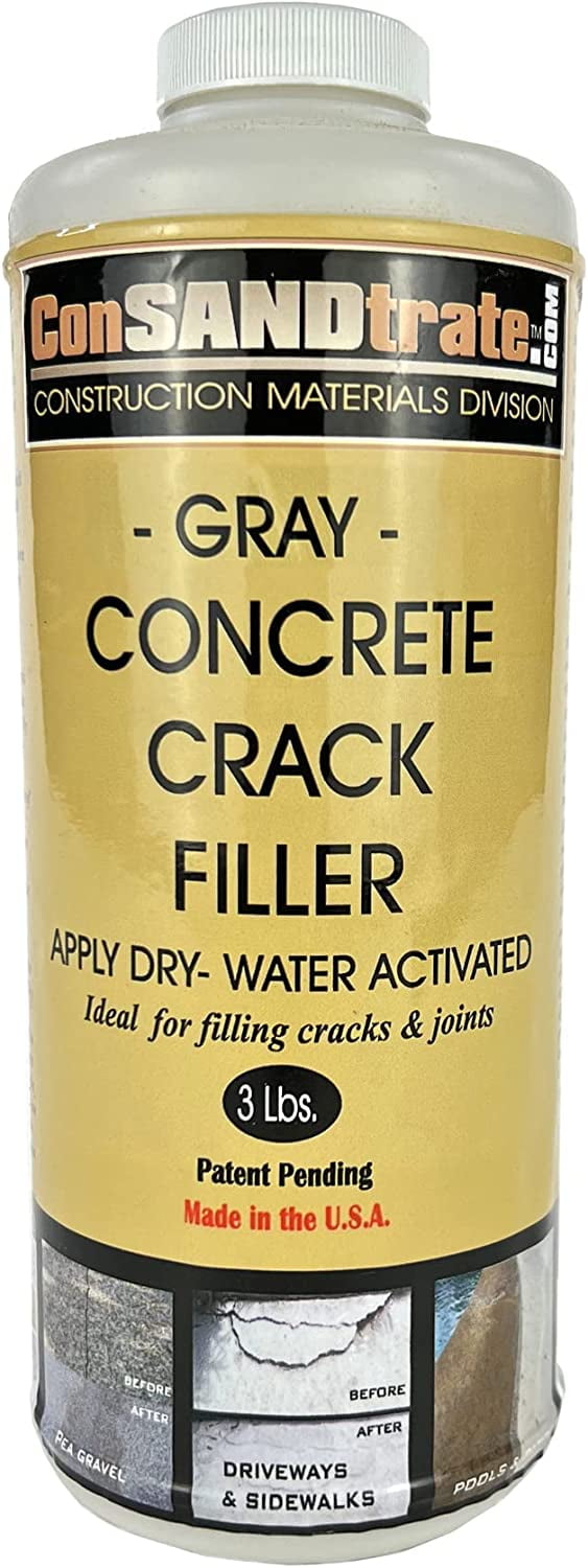 Concrete Crack Filler - 3 lb. for Filling in Concrete Cracks on ...