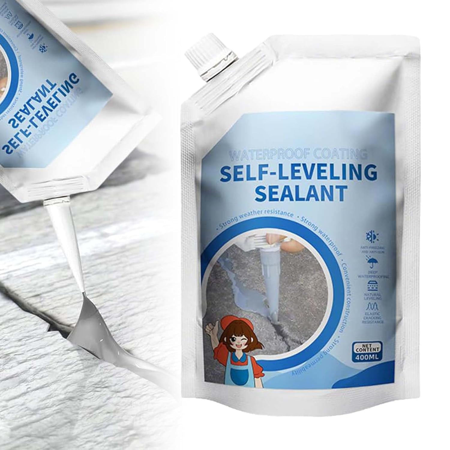 Concrete Crack Filler, Concrete Crack Repair Adhesive, Cement Slab ...