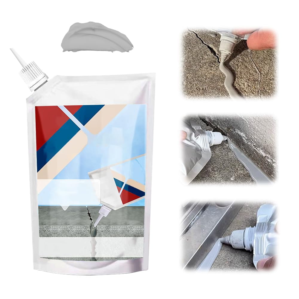 Concrete Crack Filler, Heavy-Duty Concrete Crack Repair Adhesive ...