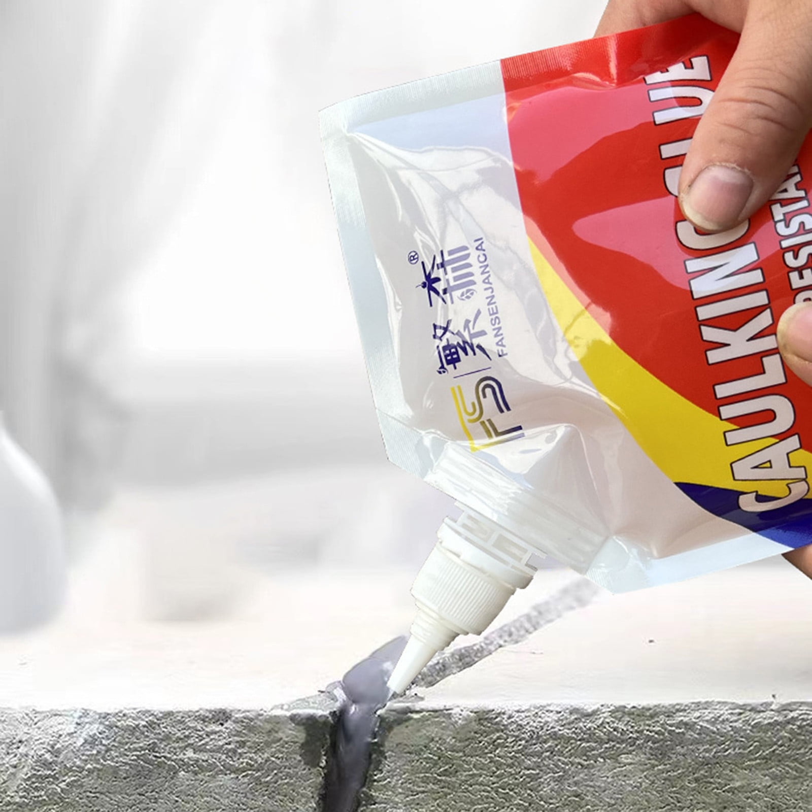 Concrete Crack Repair Sealant | Wall & Floor Leak Plugging Cement ...