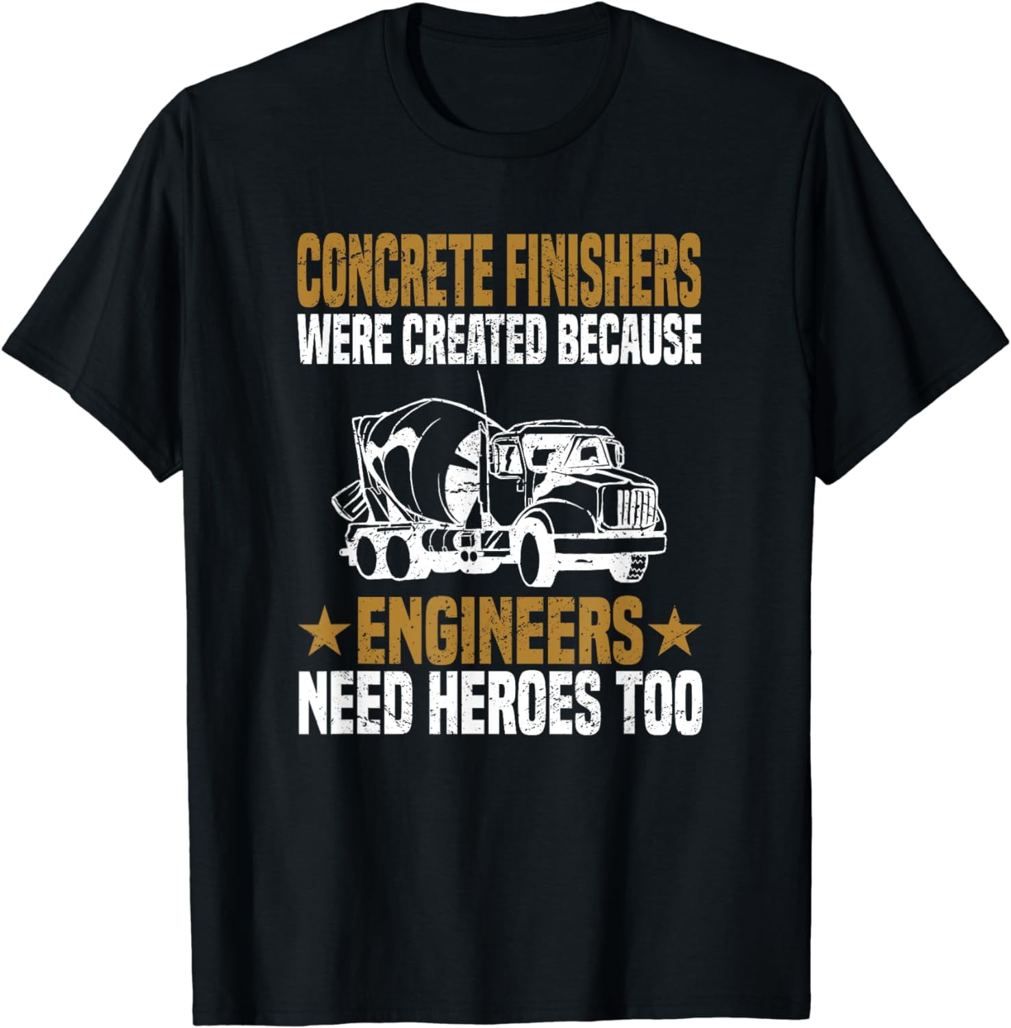 Concrete Finisher Construction Worker Laborer Cement T-Shirt - Walmart.com