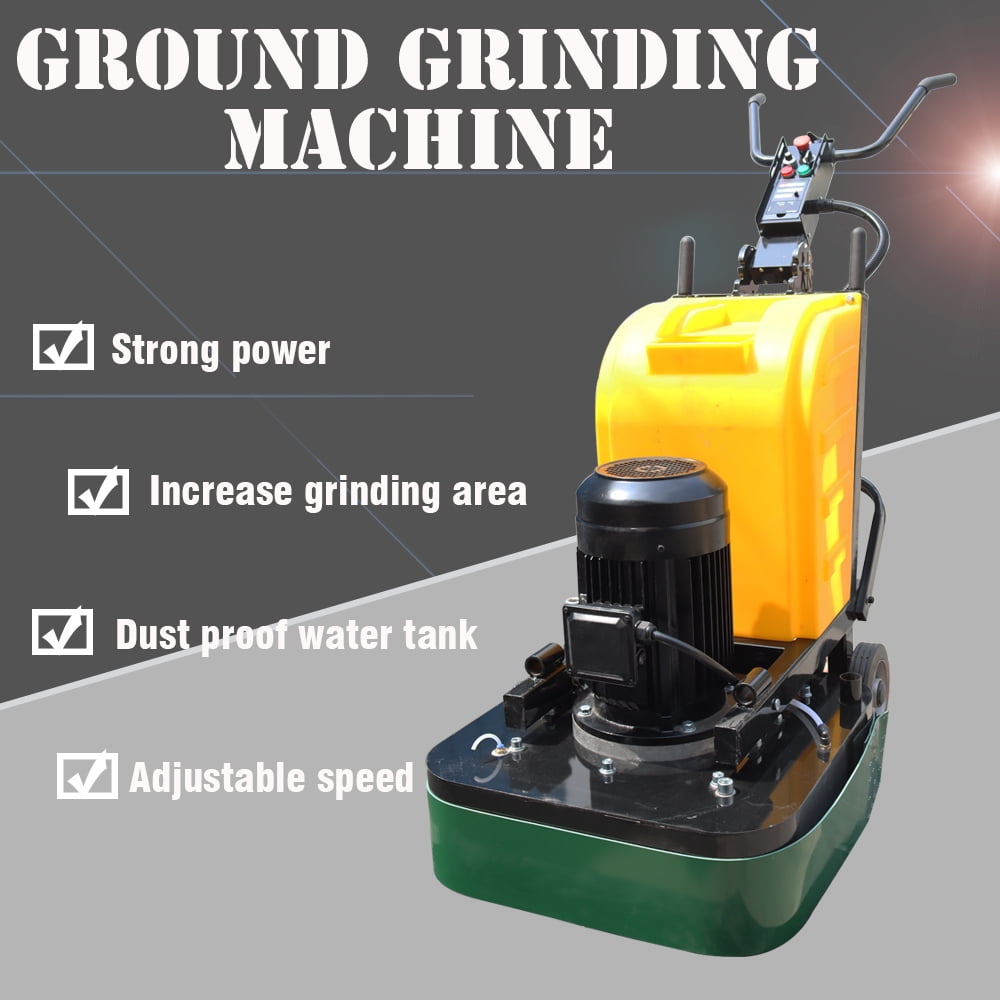 Concrete Floor Ground Grinder 12 Chassis Single-Phase Electricity 220V ...