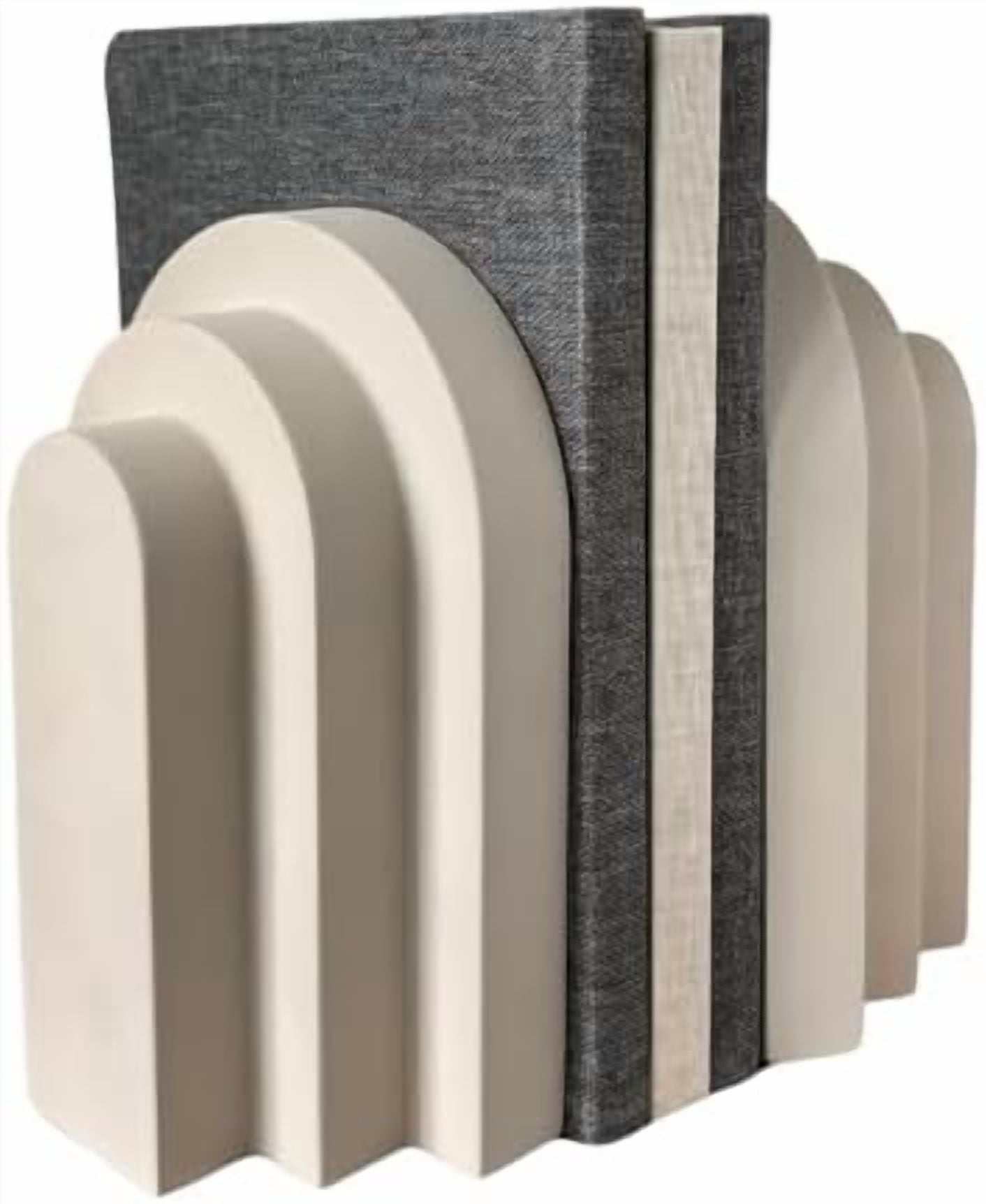 Concrete Heavy Book Ends Decorative - Decorative Bookends for Heavy ...