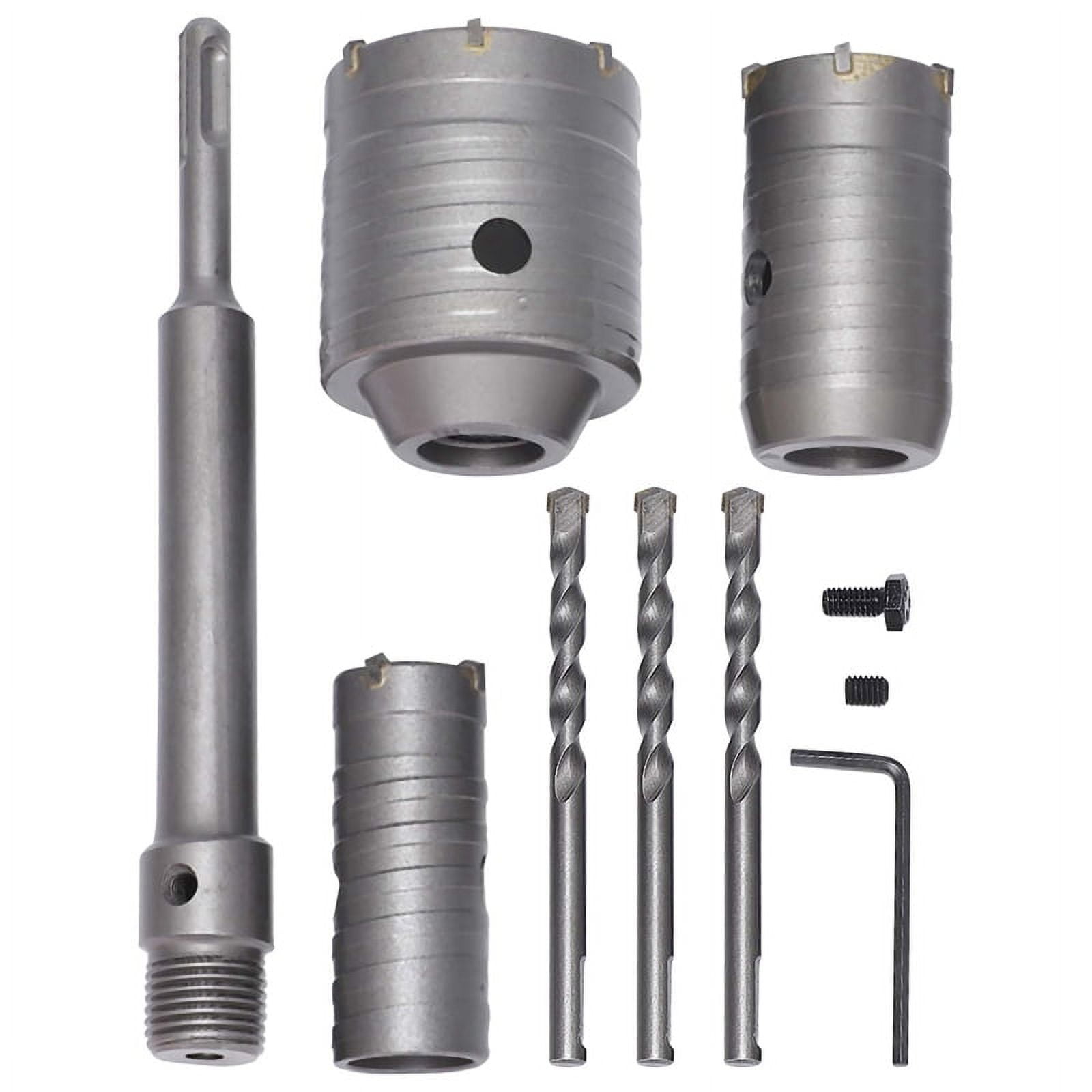 Concrete Kits SDS Plus Wall Hole Cutter Cement Drill Bit Sets(30, 40 ...