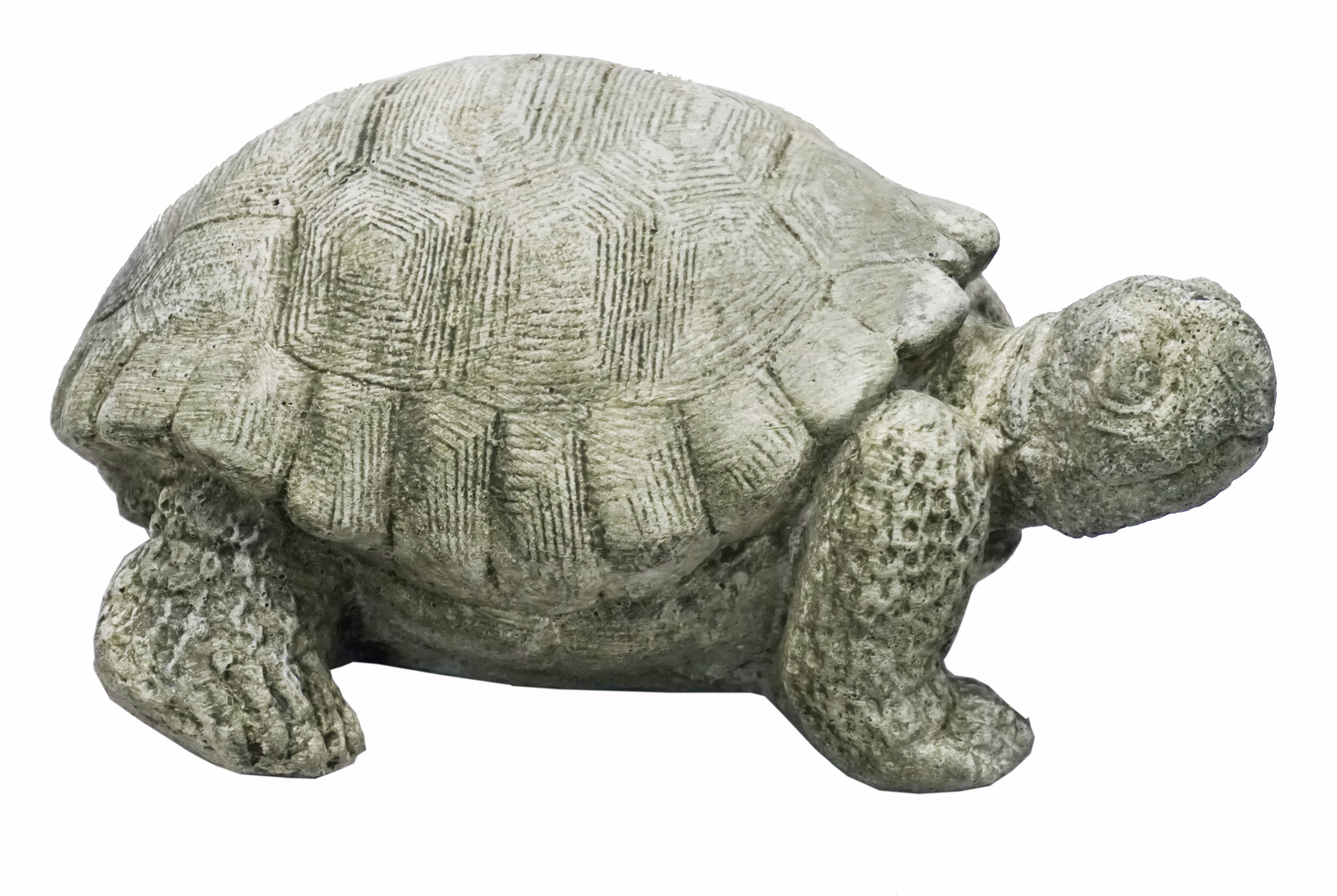 Athens Large Concrete Snapping Turtle Statuary for Garden Decor ...