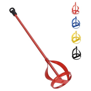 Paint Mixer Attachment (Set of 3) - 14" Drill Paddle Mixer with 3/8" & 5/16" Hex Shafts, Mini ...