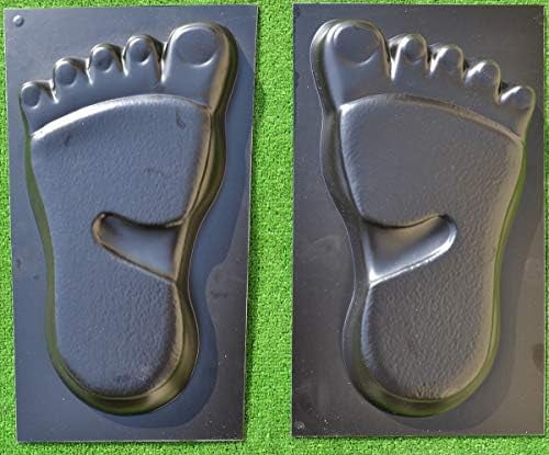 Concrete Molds Foot Yeti Concrete Foot Mold Set – Durable Plastic Molds ...