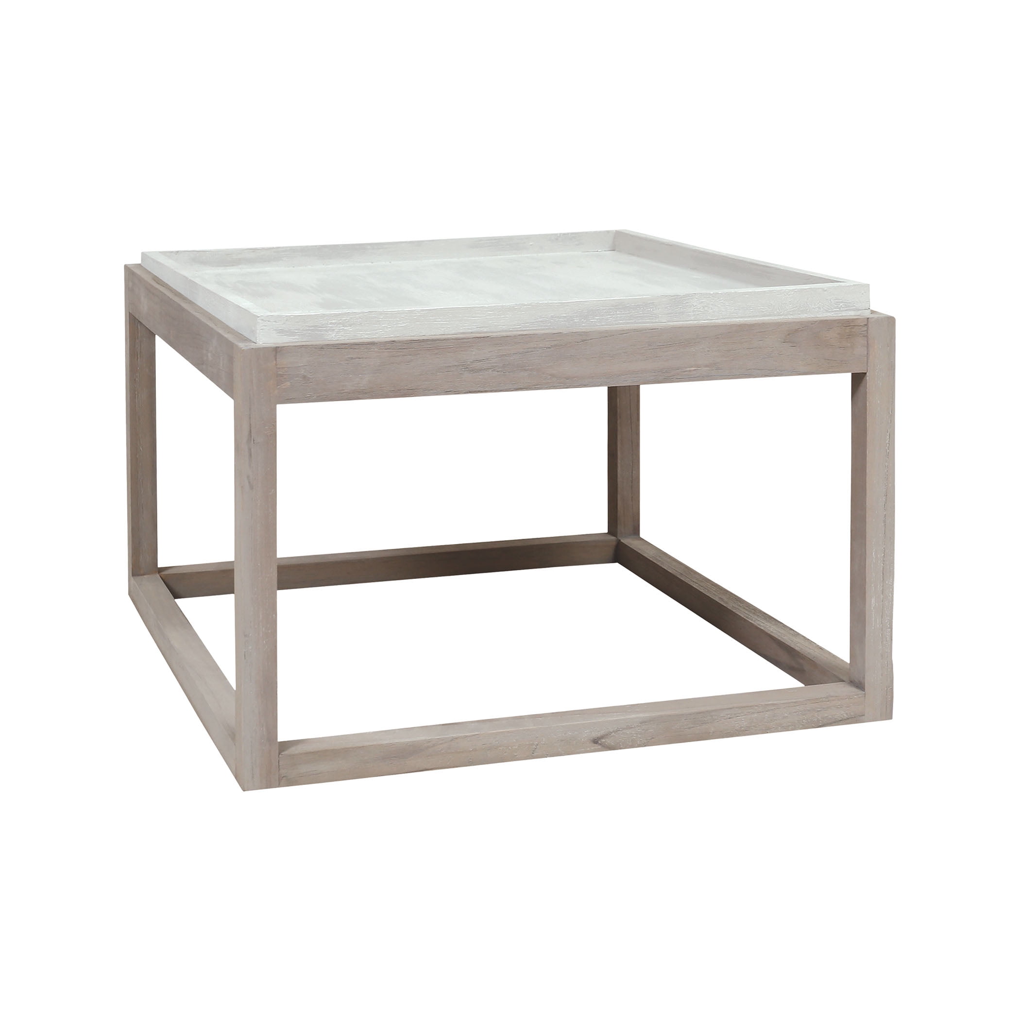 Elk Home Concrete Outdoor Parsons Table, Brown - Walmart.com