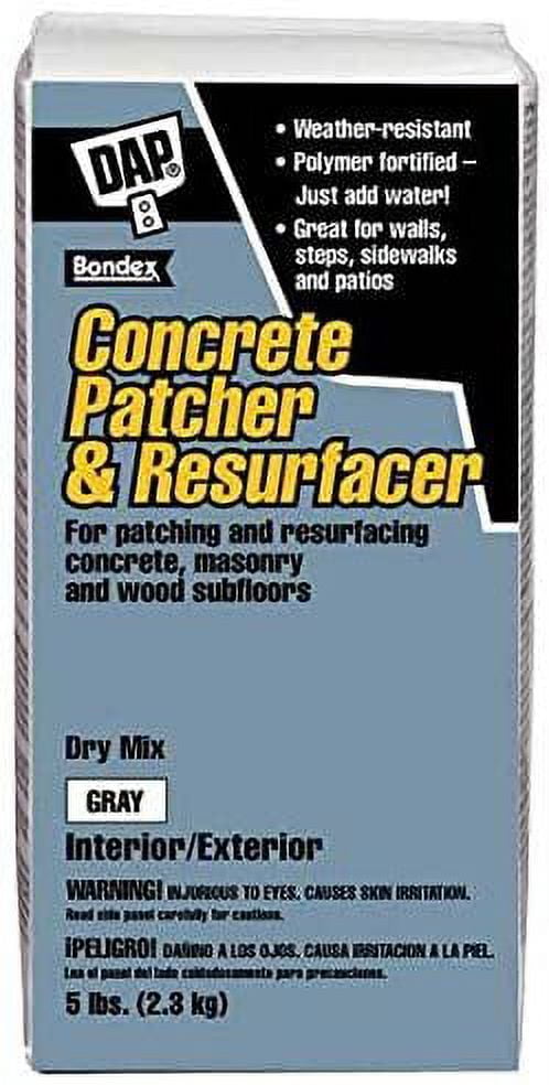 DAP Concrete Patcher and Resurfacer Gray Cement 5 lb Box - Walmart.com