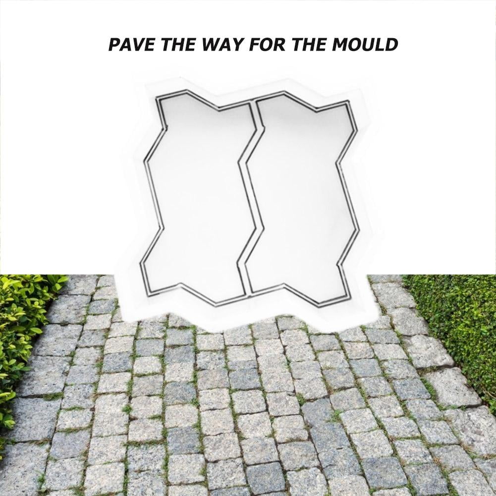 Concrete Pavement Mold DIY Path Paving Cement Road Mould (Double S Type ...