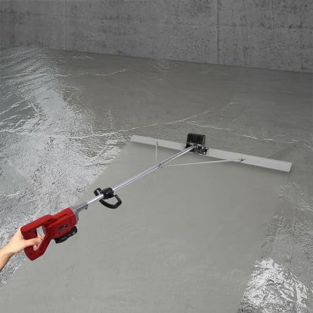 Concrete Power Screed Battery Cement Vibrating Leveler&Leveling Ruler ...