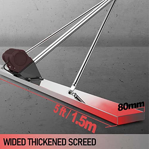 Concrete Screed Vibratory Kit Concrete Finishing Tool with 5ft Board ...