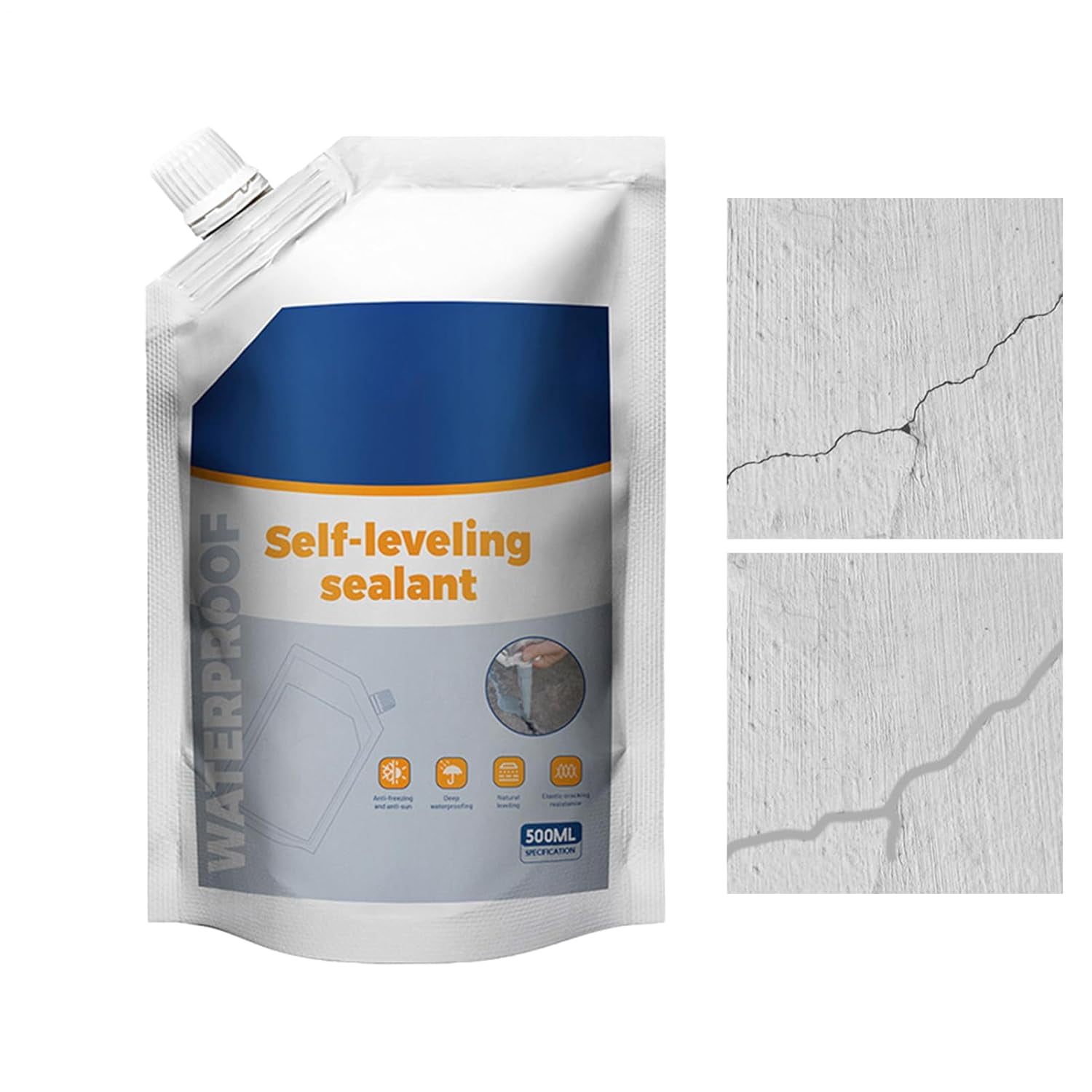 Concrete Sealant Outdoor,500ml Waterproof Crack Sealant for Cement ...