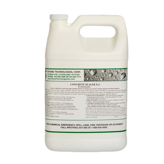 Concrete Sealer X-1 to cure dusty concrete - silicate based hardener 1 ...
