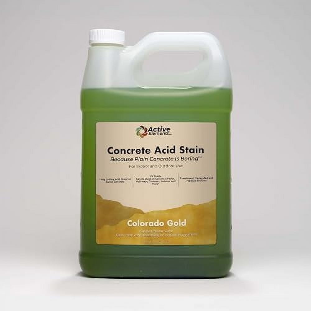 Concrete Stain Acid Stain for Coloring Concrete Colorado Gold (Golden ...