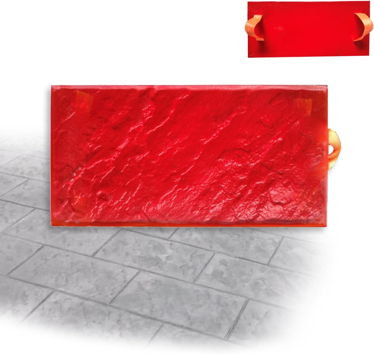 Concrete Stamps Concrete Molds Rectangular Stone Tile Texture Mat Slate ...