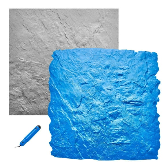 Concrete Stamps Mat 24x24in, Polyurethane Texturing Skin, Realistic ...