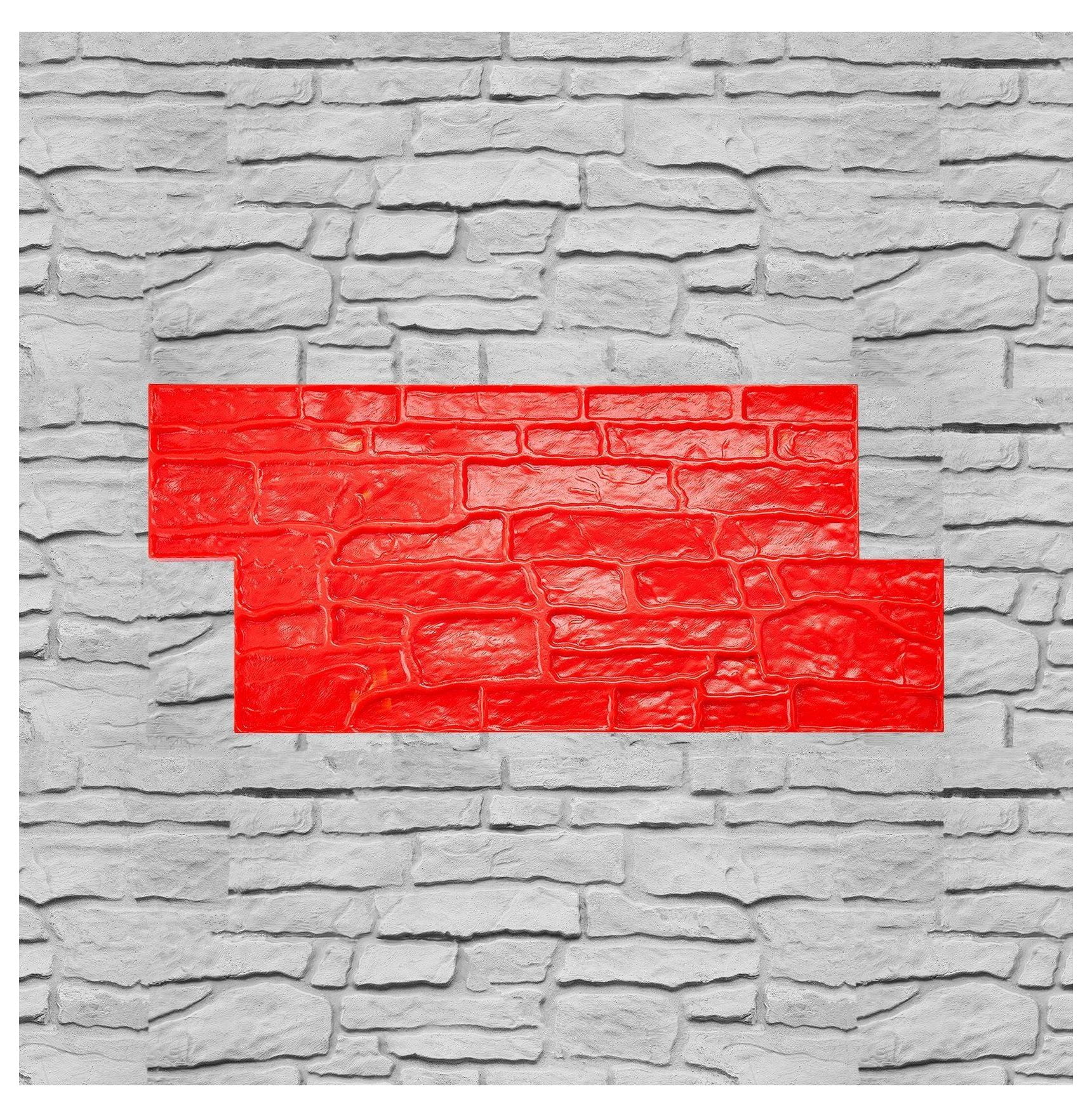 Concrete Stamps Mat 28 x 12 in - Polyurethane Texture Skin for Concrete ...