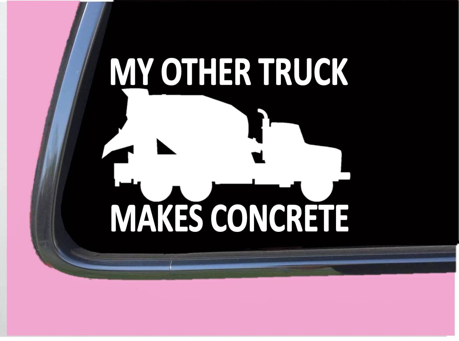 Concrete Sticker 8" Decal tp 1208 Other Ride Truck finisher ready mix ...